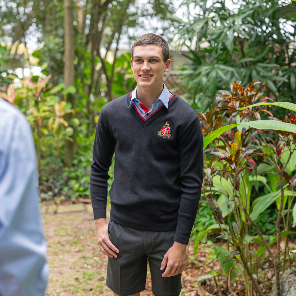 Pullover – The Rockhampton Grammar School Red and Black Shop