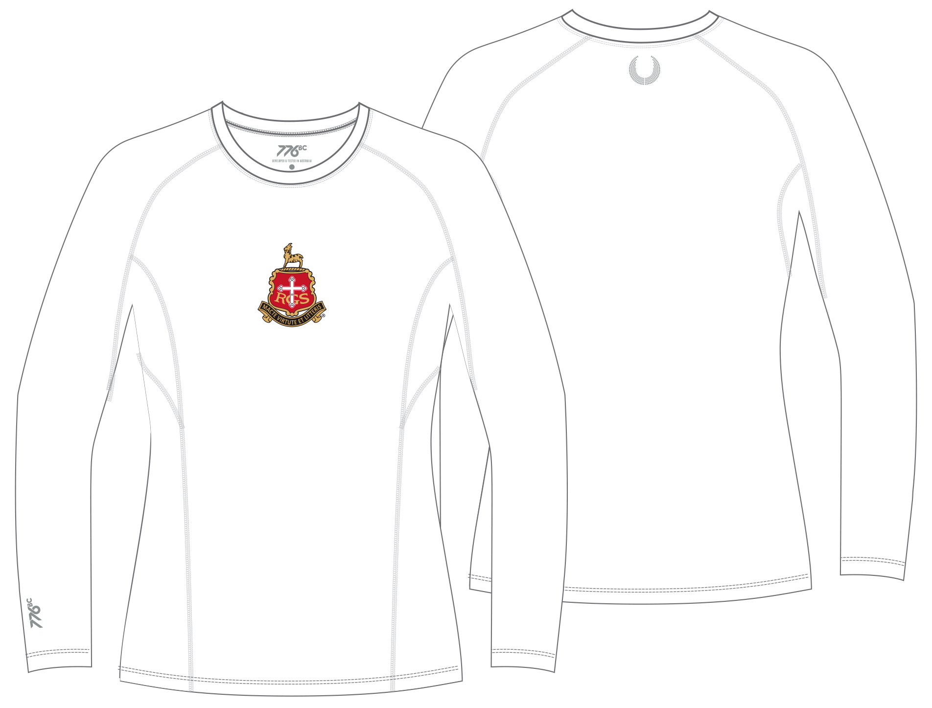 Rowing White Performance Shirt Tailored – The Rockhampton Grammar ...