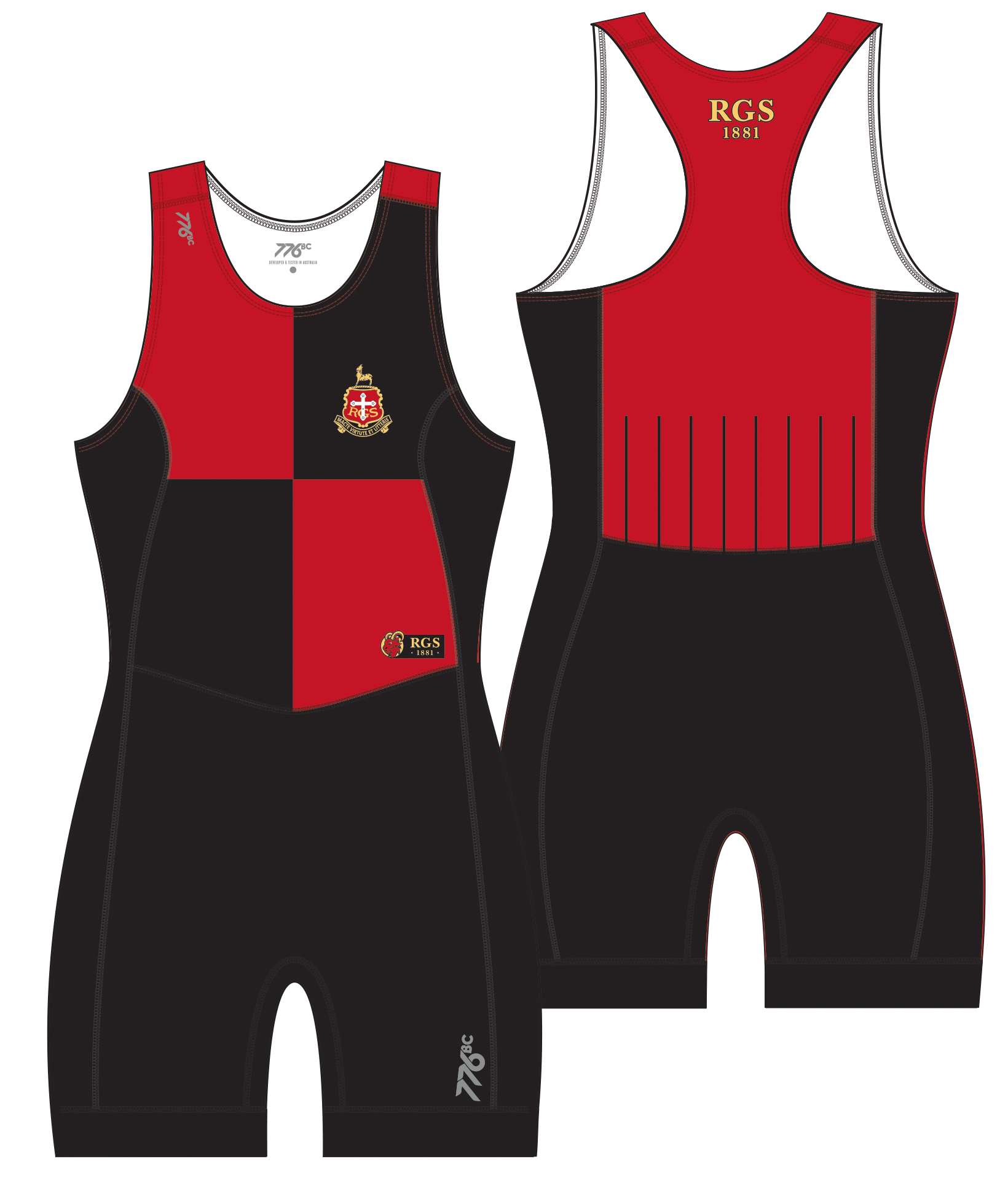Rowing Zoot Suit Tailored – The Rockhampton Grammar School Red and ...